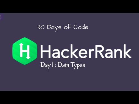Day 1 Data Types Youtube