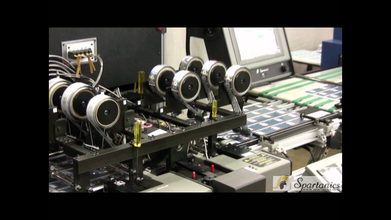 Hot Stamping Machine By Spartanics Youtube