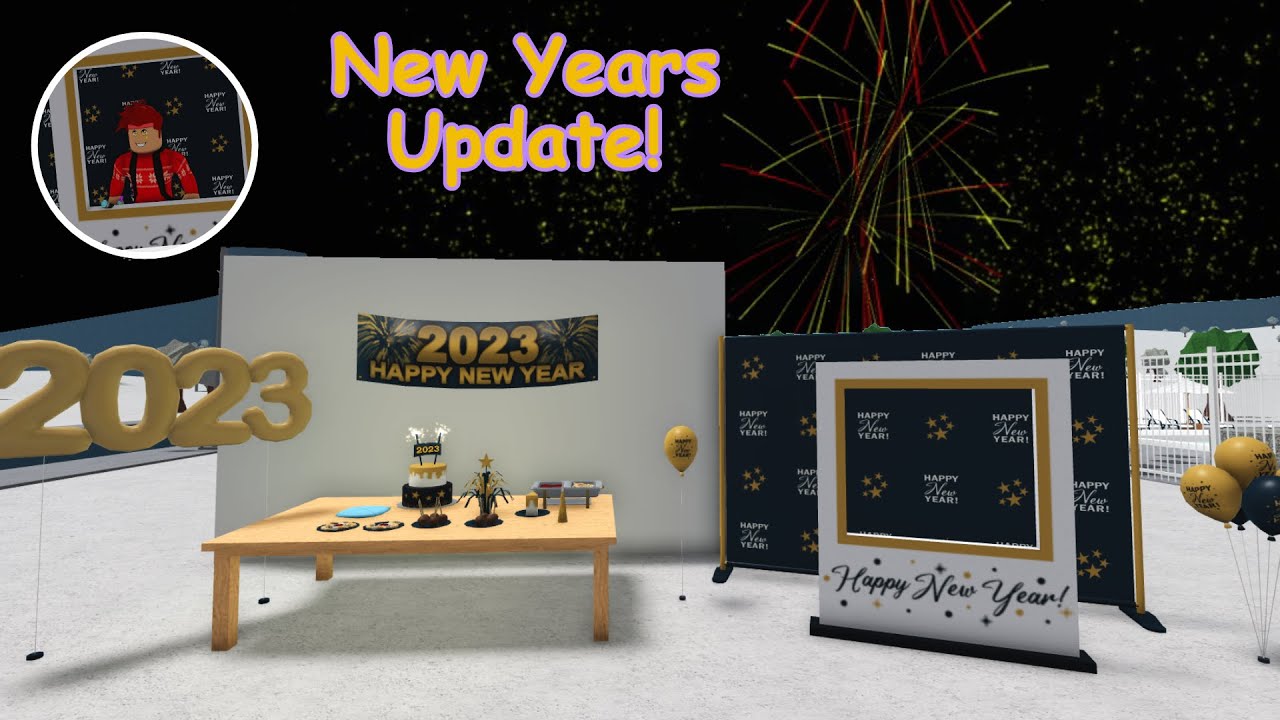 New Bloxburg New Years Update Youtube