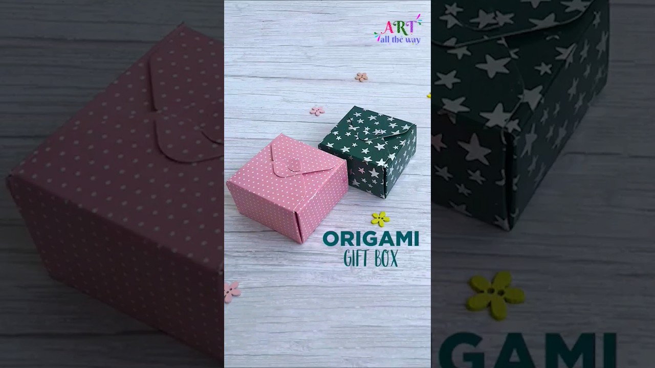 Origami Gift Box Diy Gift Box Handmade Gift Box Origami Crafts