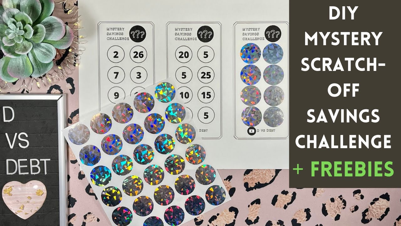 Diy Freebie Friday How To Make A Mystery Scratch Off Savings