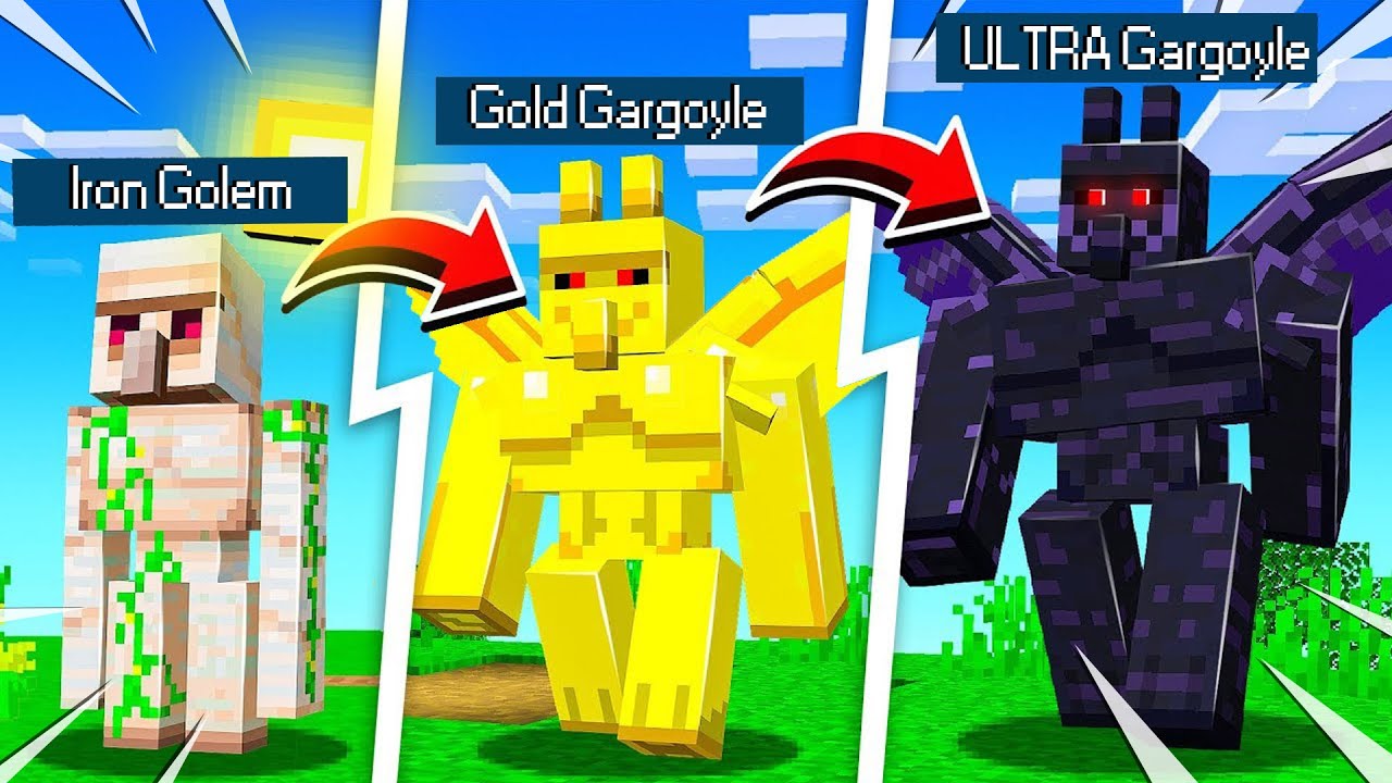 Minecraft Iron Golem Gets An Upgrade To The Ultra Gargoyle
