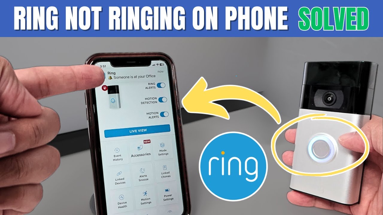 Ring Doorbell Not Ringing On Phone Quick Solution Youtube