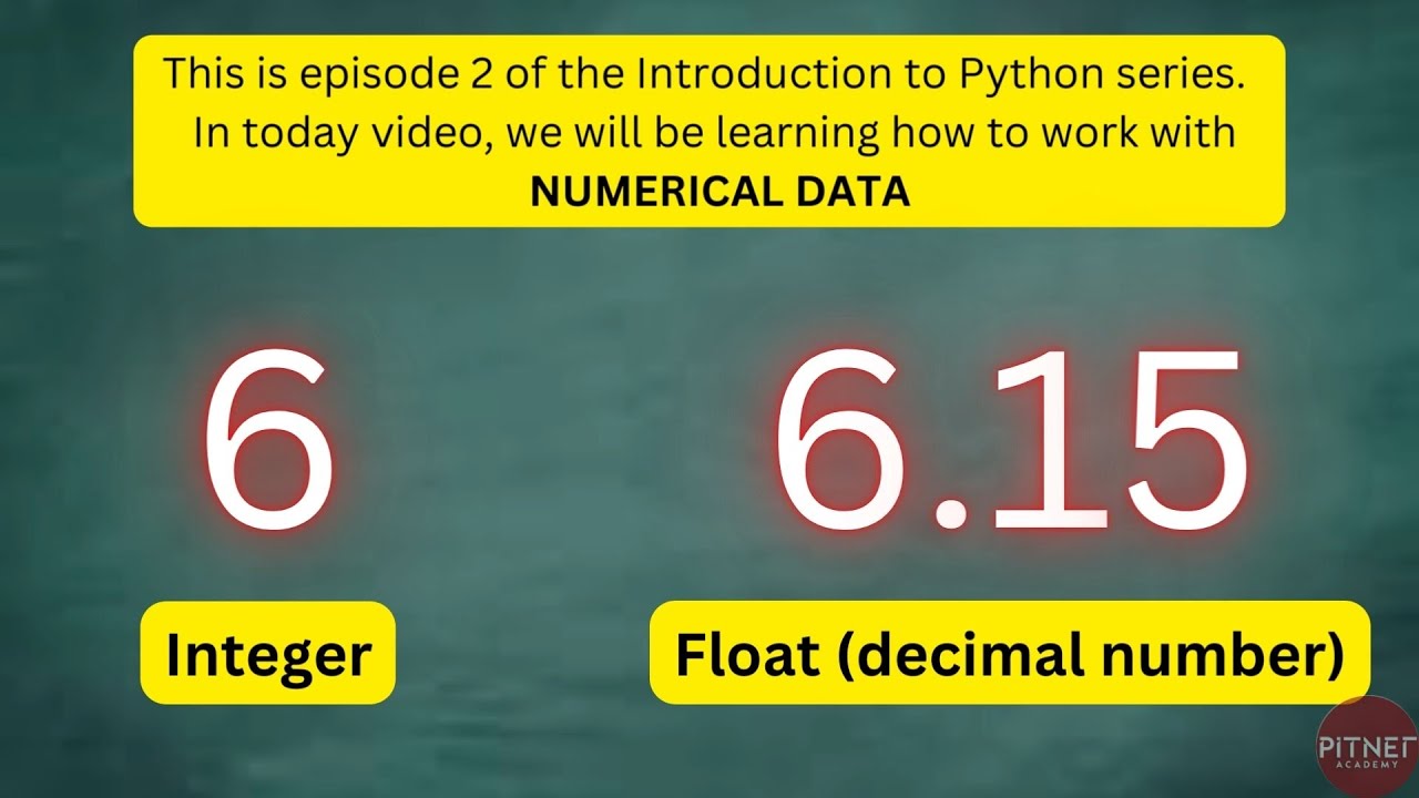 Python Numerical Data Types And Operations Python For Newbies Series