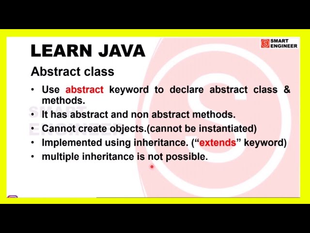 Abstract Class Example Java Programming Top 14 Interview