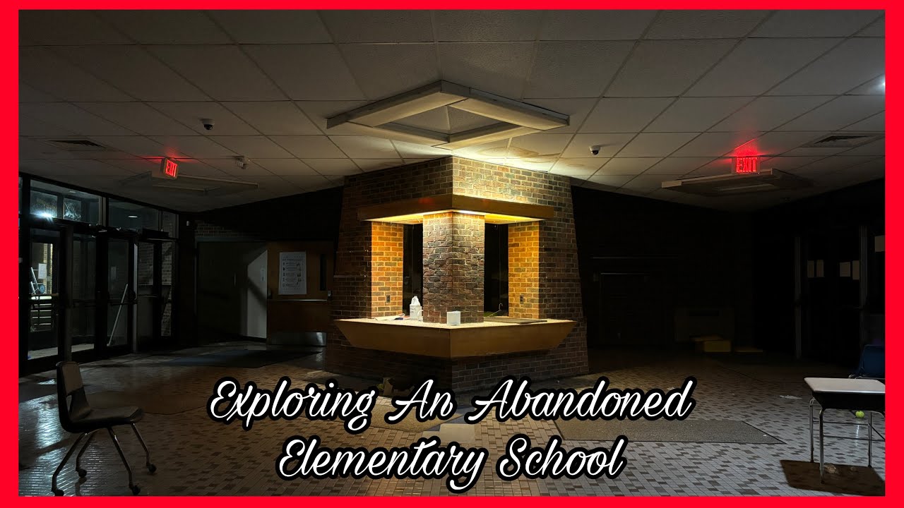 Exploring Abandoned Elementary School At Night Demolished Youtube