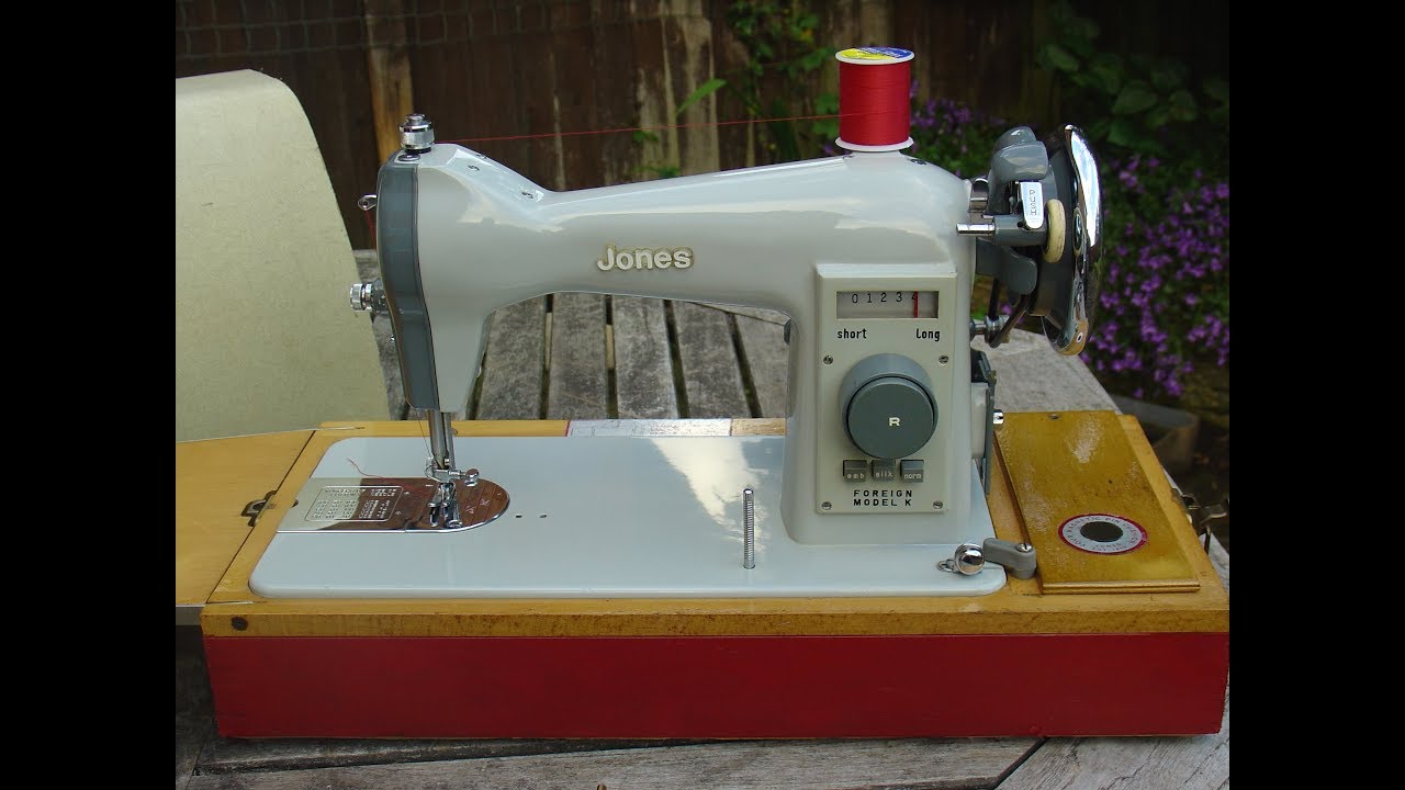 Jones Model K Sewing Machine Slideshow Youtube