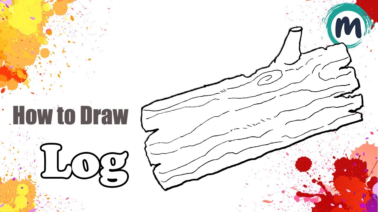 How To Draw Log Youtube