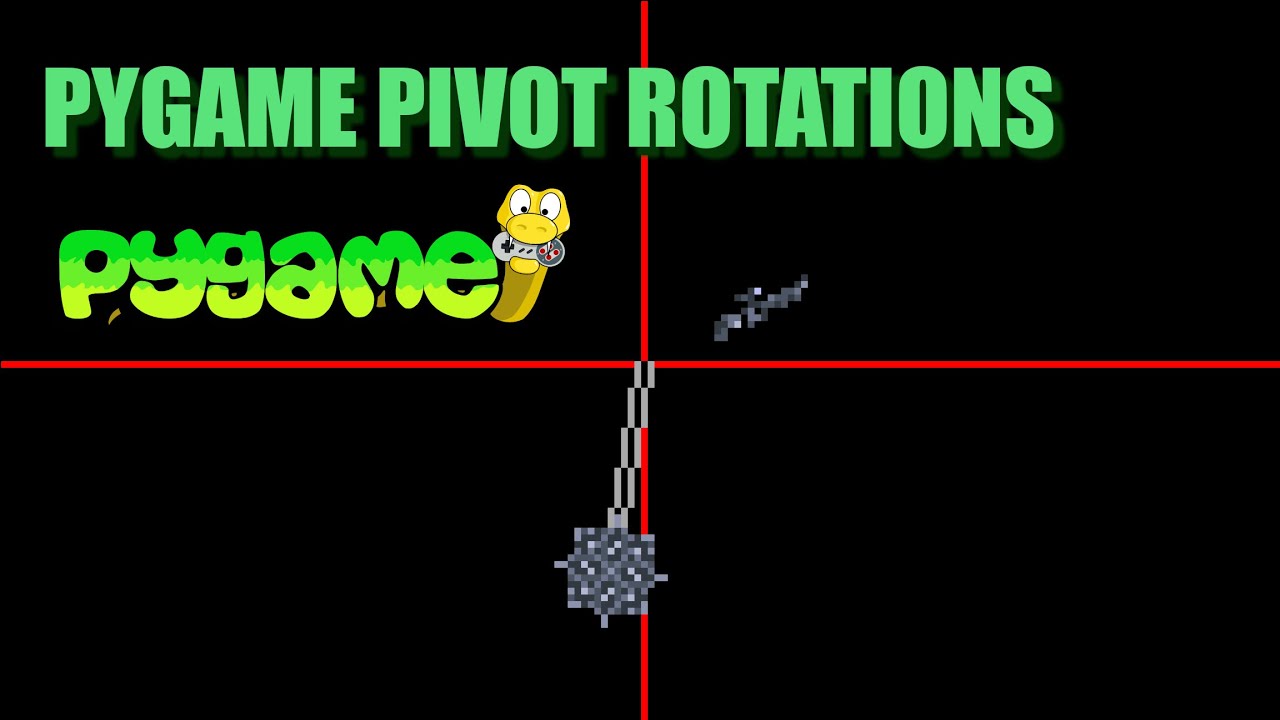 Pygame Tutorial Image Rotation Around A Pivot Point Youtube