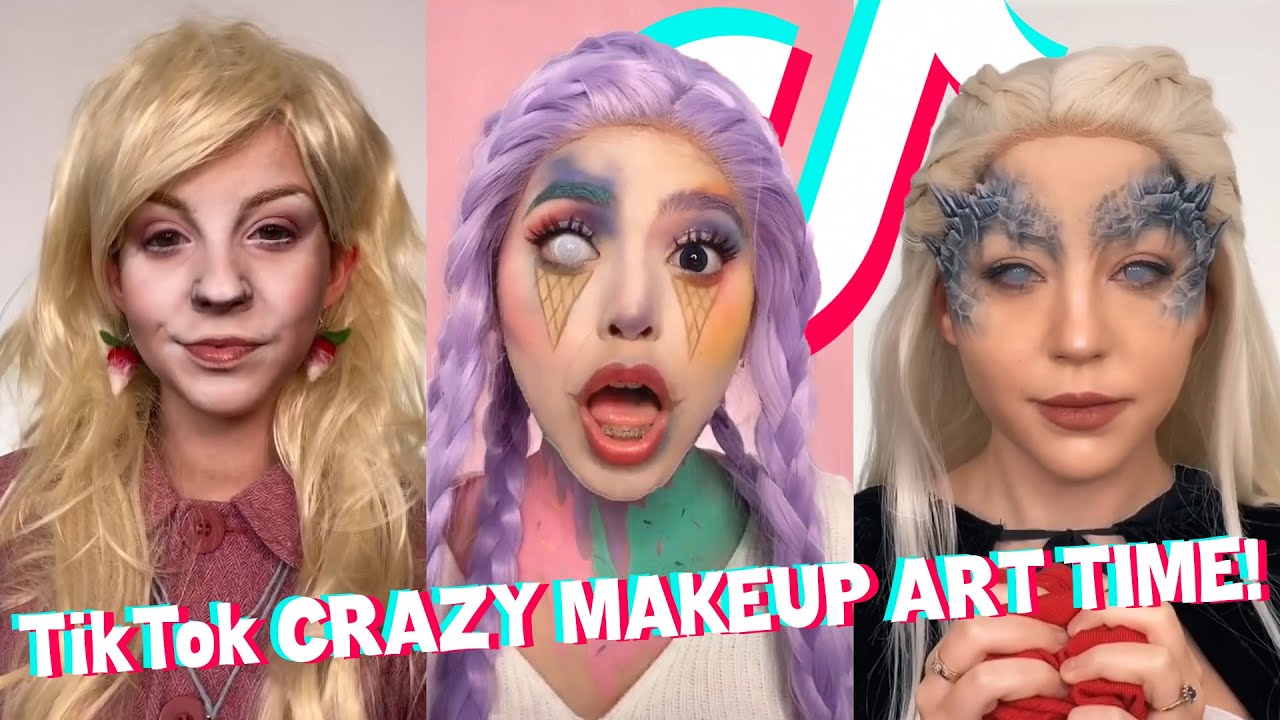 Tiktok Crazy Makeup Art Compilation 6 Youtube