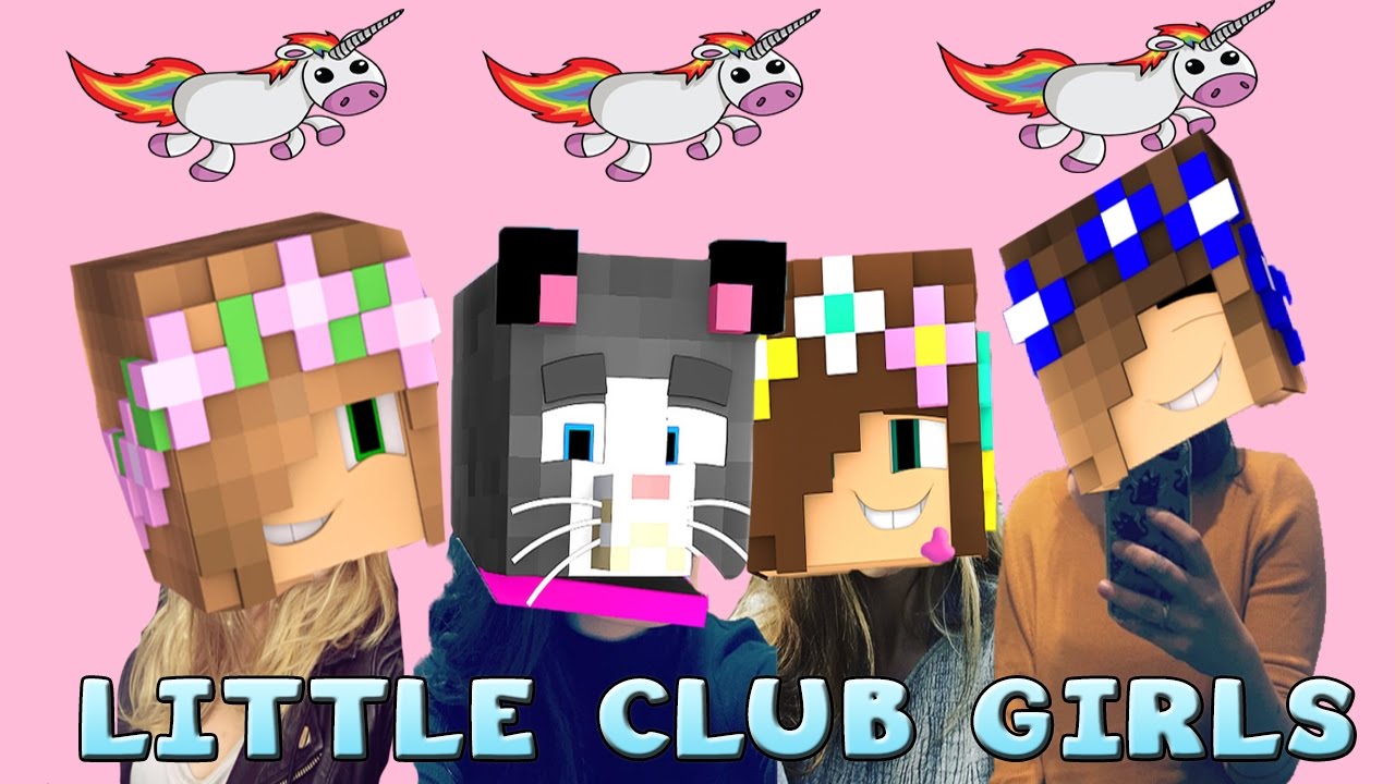 Minecraft The Little Club Girls Fight With The Boys Youtube