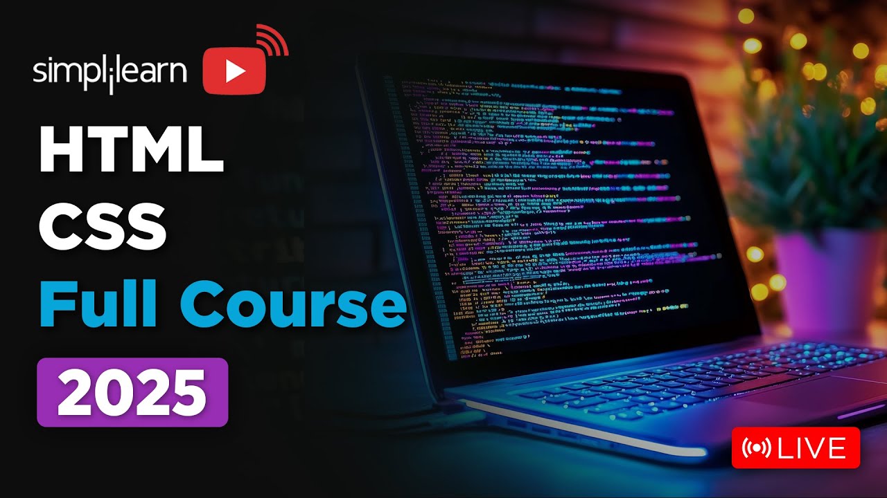 Html Css Full Course 2026 Html Css Tutorial Web Development Course