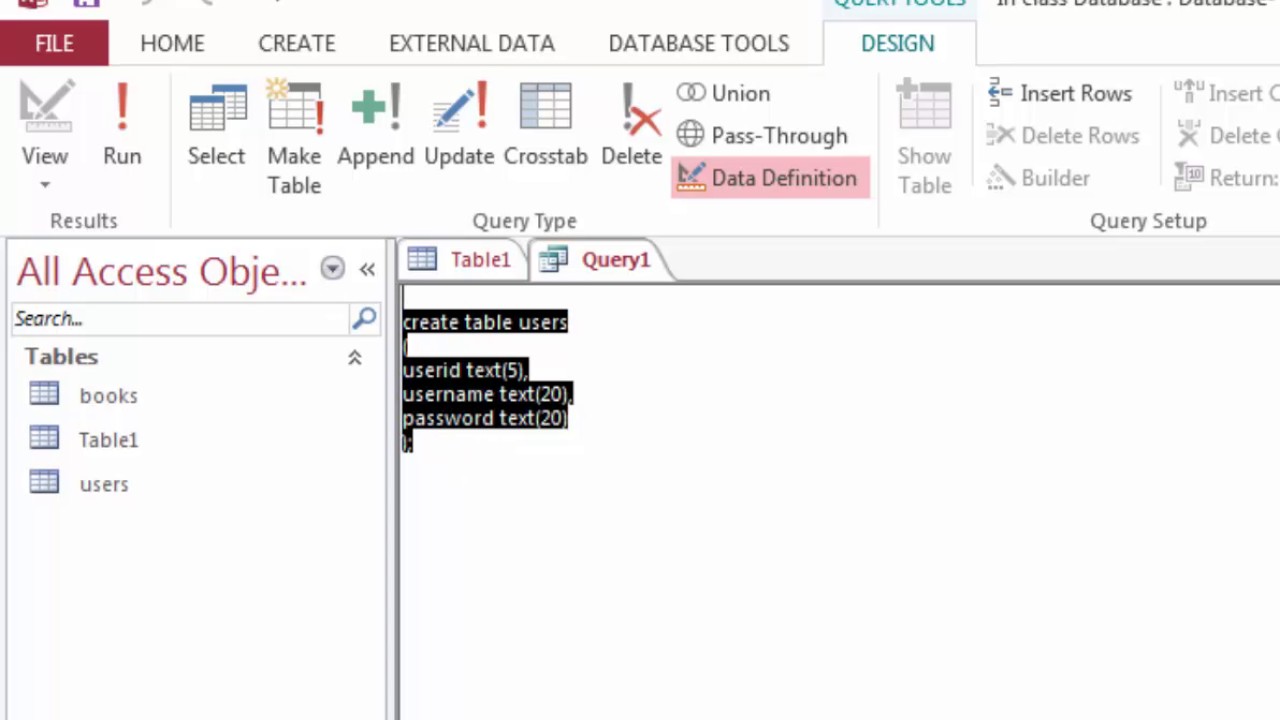 Sql Drop Table Command Youtube