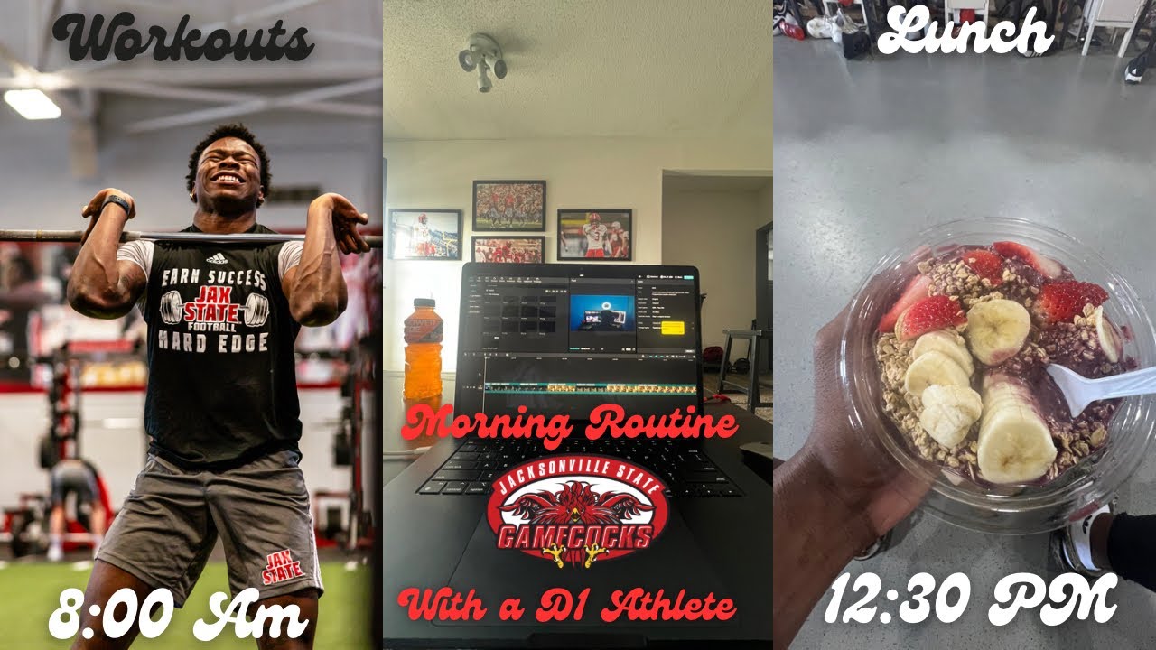 Morning Routine With A D1 Athlete Youtube