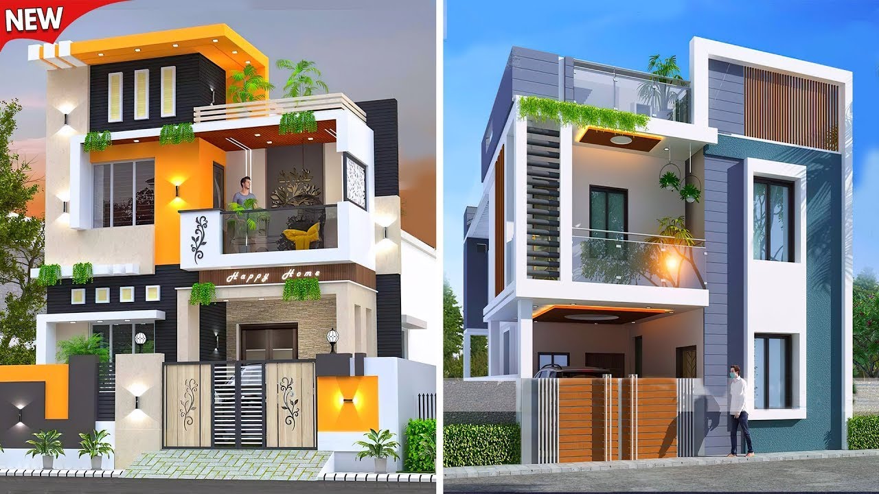 Front Elevation Design Double Floor With Balcony In India Infoupdate Org