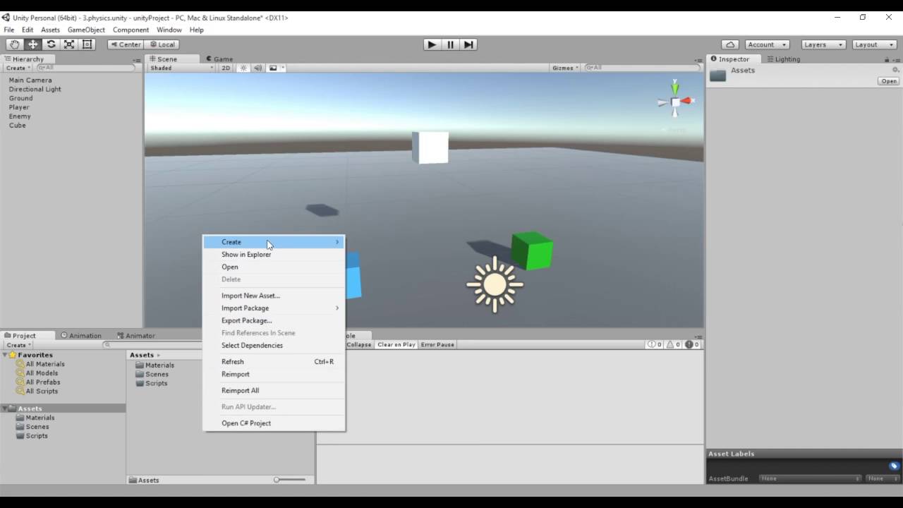 Cómo Añadir Física En Unity Rigidbody Colliders Y Colisiones Curso
