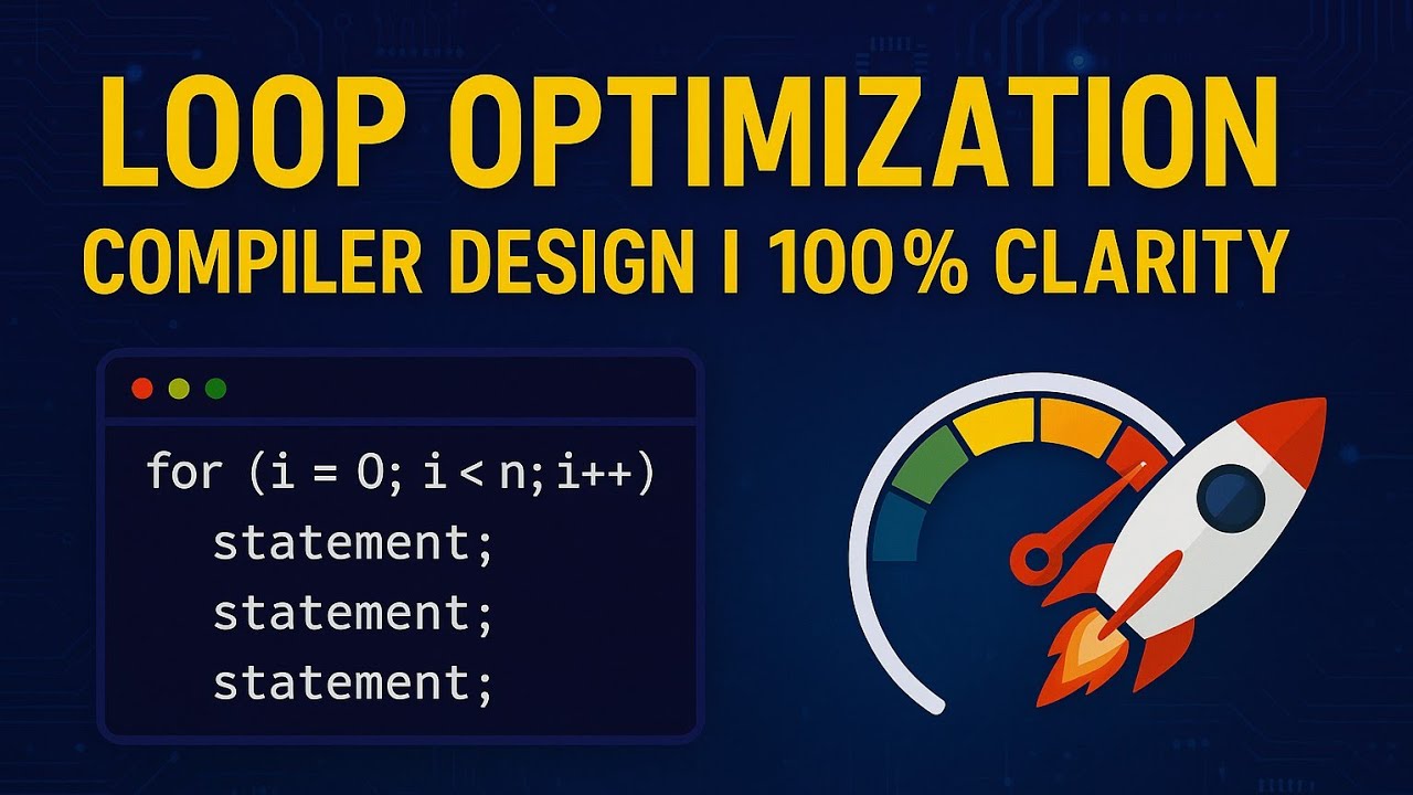 Loop Optimization Techniques In Compiler Design Youtube