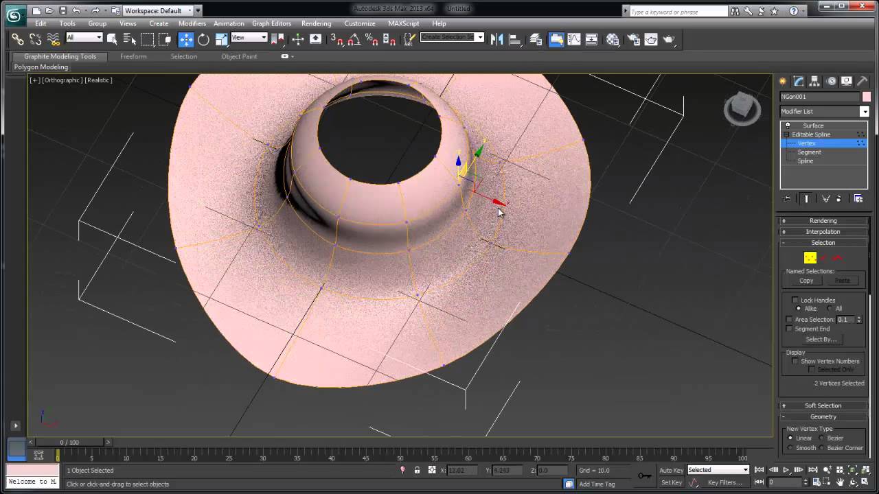 3ds Max Spline Modeling