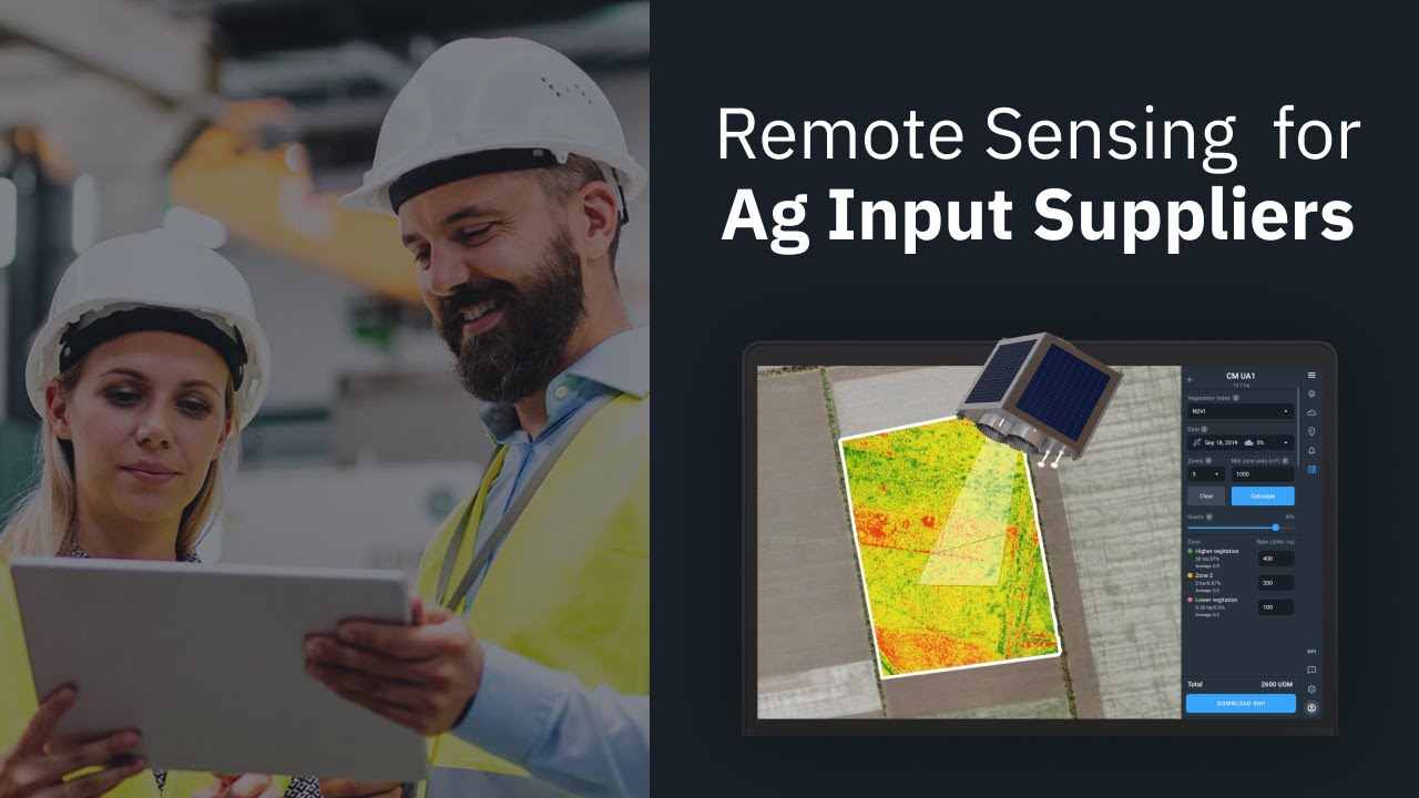 Remote Sensing For Input Suppliers Eos Data Analytics Youtube
