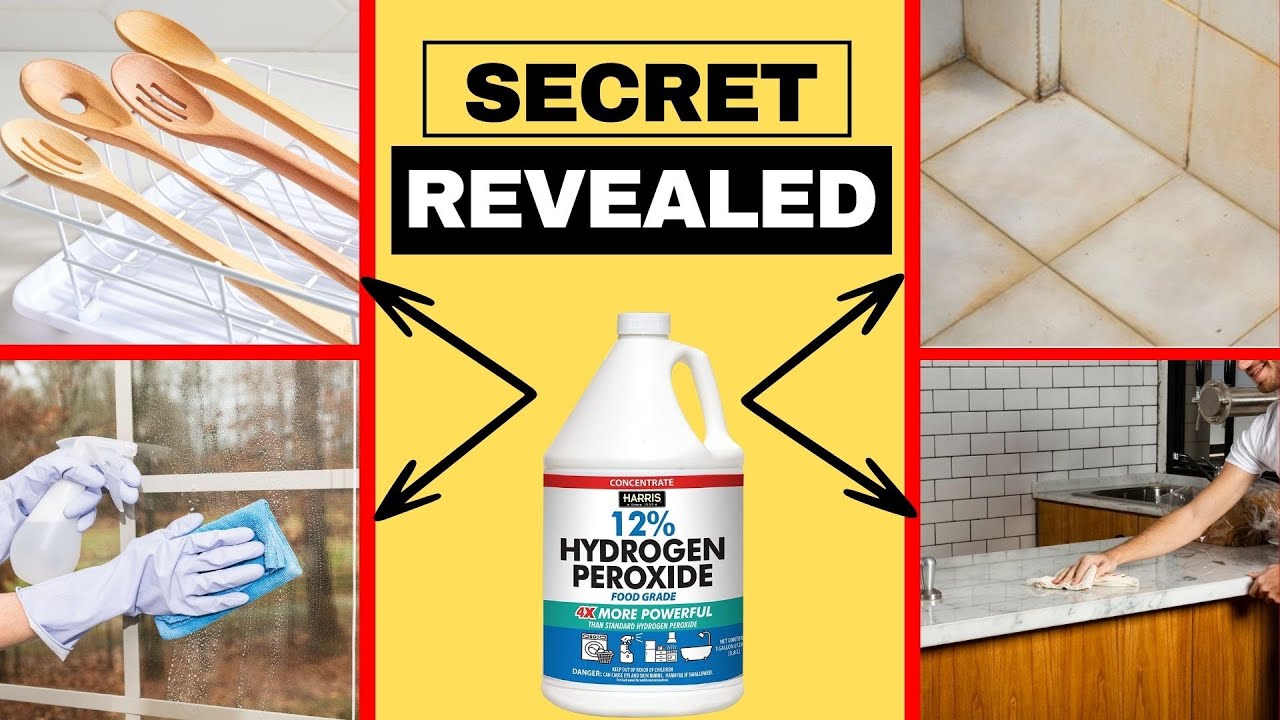Amazing Ways To Use Hydrogen Peroxide For Cleaning Just Wow Youtube