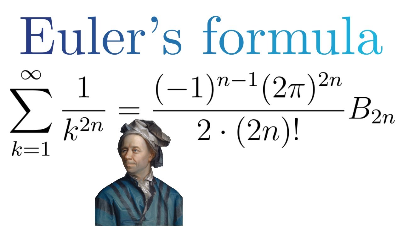 How Euler Discovered Some Values Of The Riemann Zeta Function Youtube