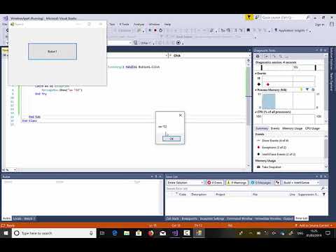 Exceptions In Visual Basic Explained Youtube