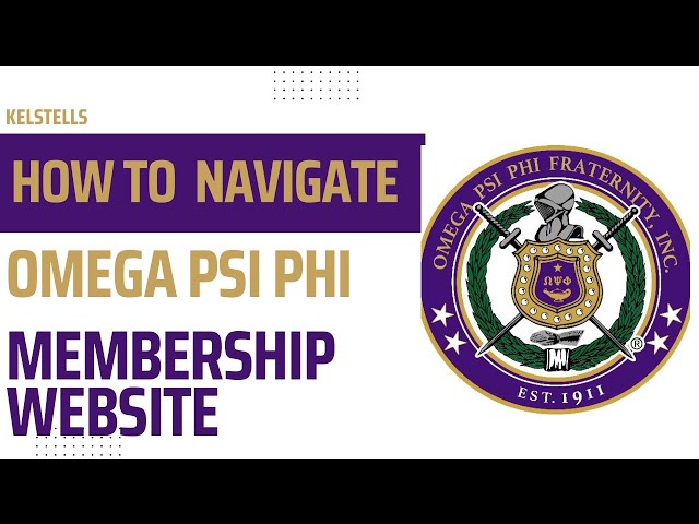 Omega Psi Phi Fraternity Requirements Infoupdate Org