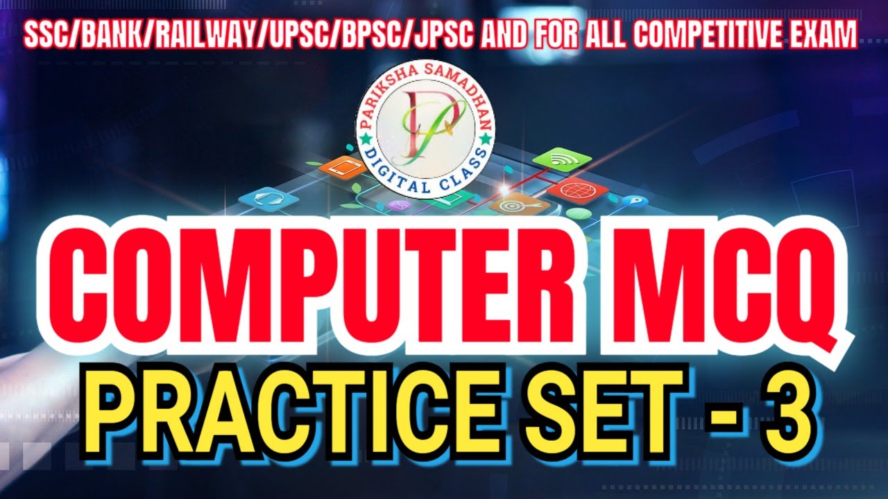Computer Mcq Practice Set 3 Computer Fundamental Computer By
