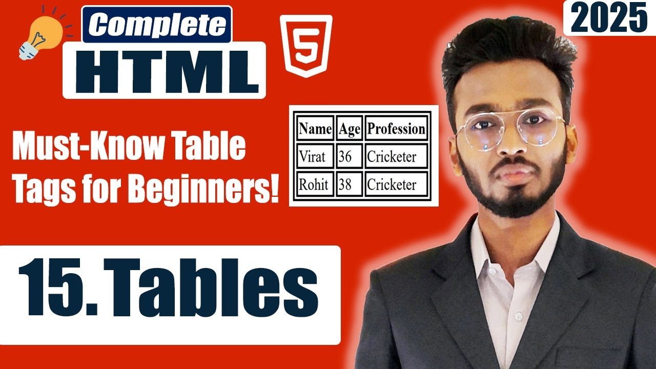 11 Html Tables Learn To Create And Style Tables In Html Html Full