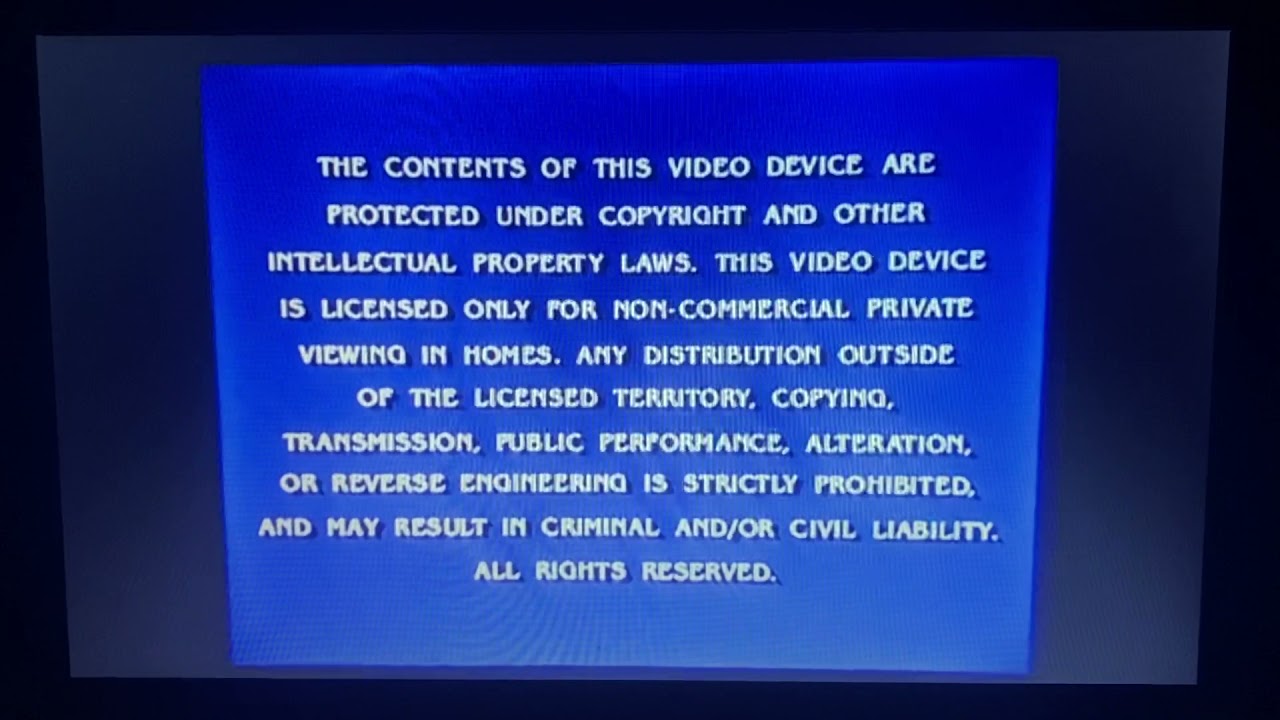 Paramount Fbi Warning Screen The Views Expressed Screen Clockstoppers