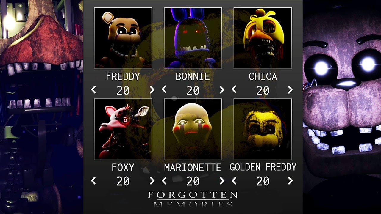 Fnaf Roblox Forgotten Memories 6 20 Mode Complete Night 6 Solo Guide