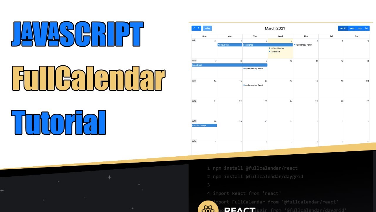 Full Calendar El Mejor Plugin Para Calendarios Y Eventos Vanilla