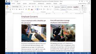 Creating Accessible Documents With Microsoft Word Screen Reader Demo ...