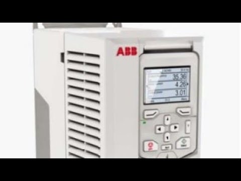 Abb Ach580 Vfd Setting Youtube