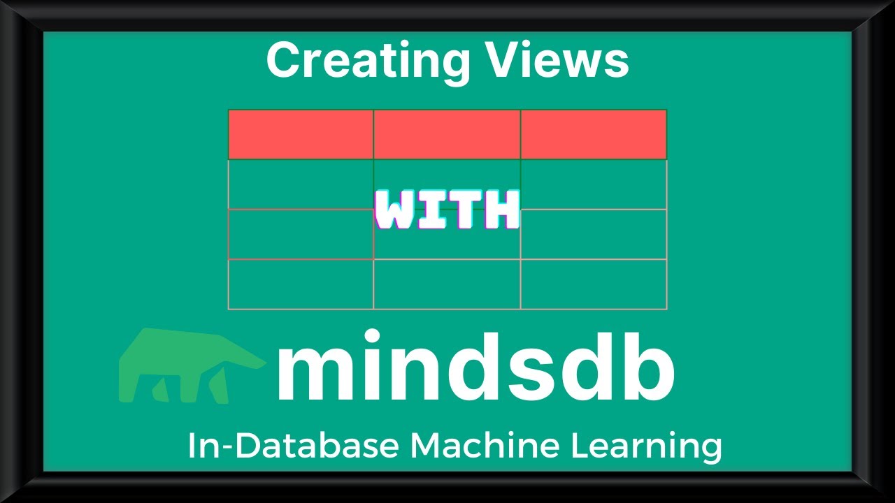 Creating A View In Mindsdb Youtube