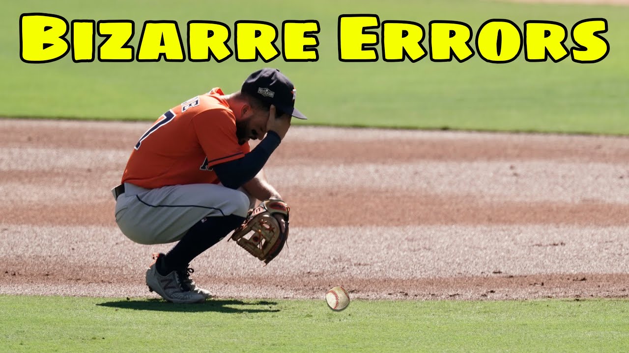 Mlb Bizarre Errors Youtube