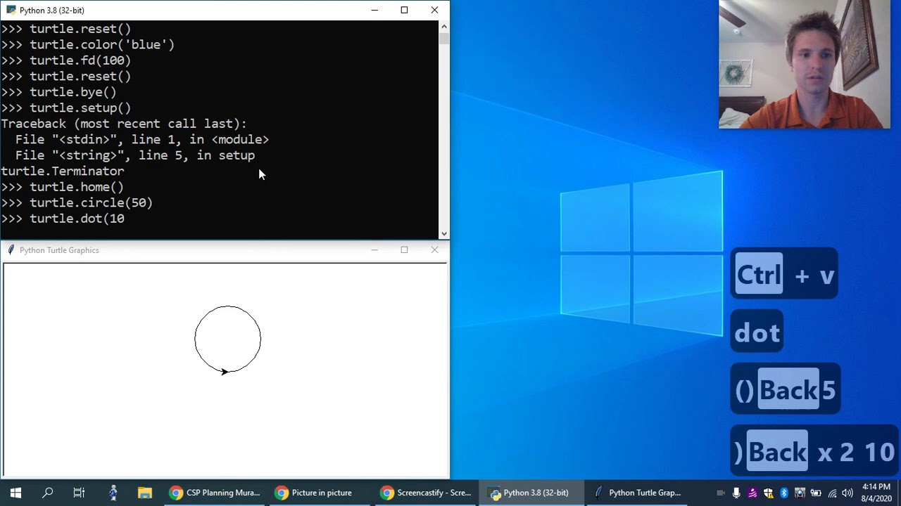 25 Turtle Commands Python Turtle 1 6 Youtube