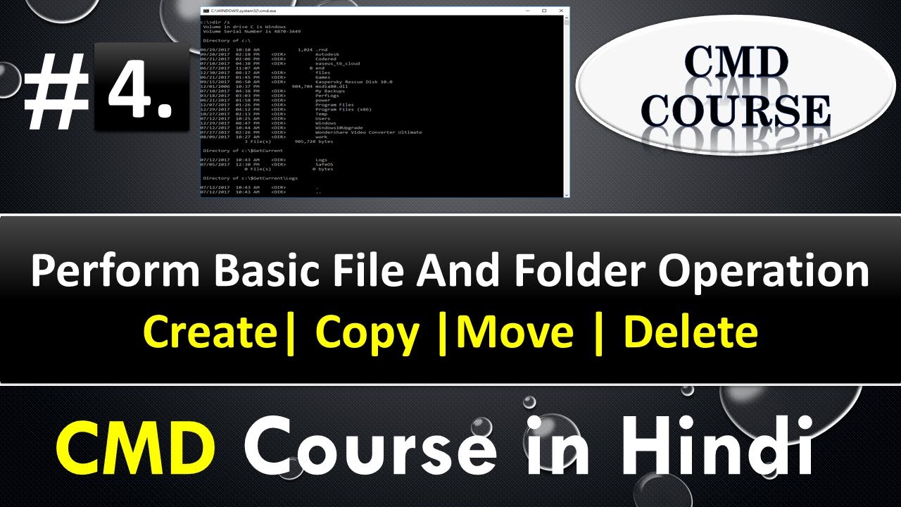 How To Perform Basic Files And Folders Operations Create Copy And