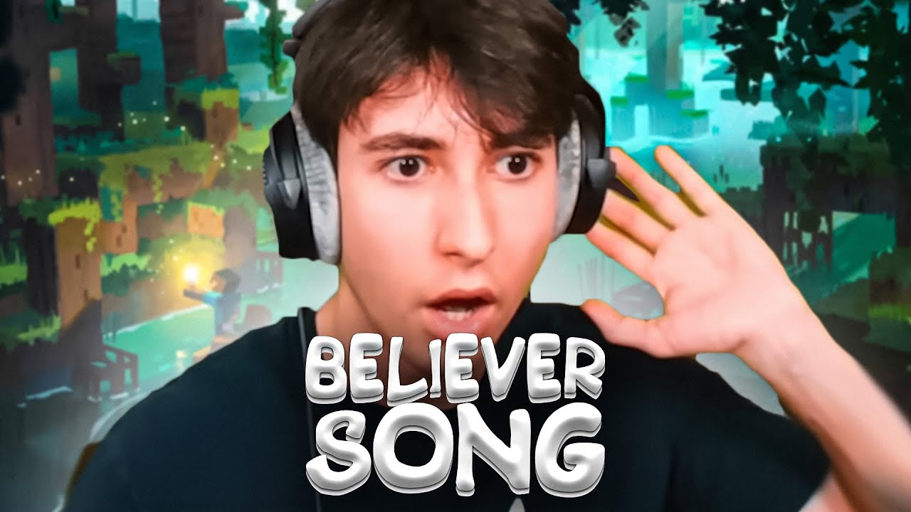 Bionic Sings Believer Minecraft Song By Bee Youtube Music