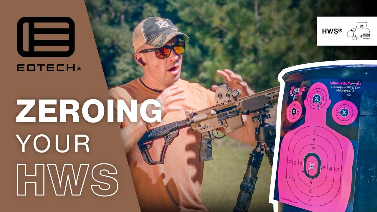 How To Zero Your Eotech Holographic Weapon Sight Hws Youtube
