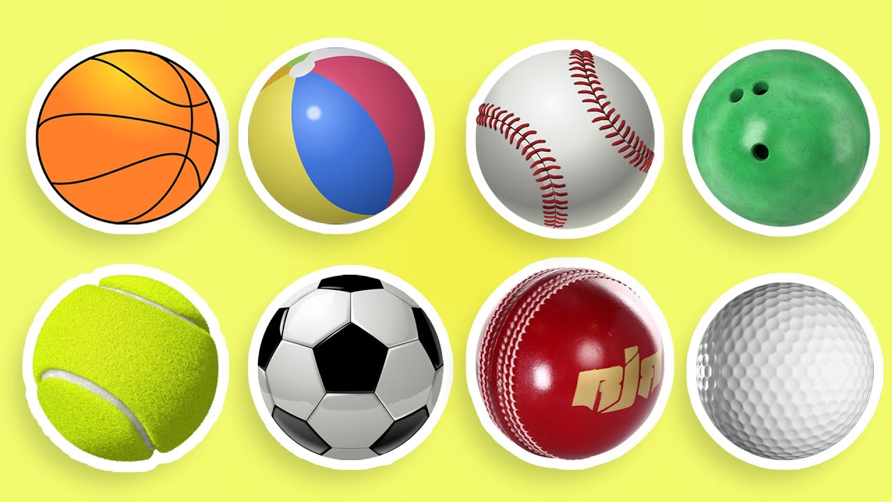 Simple English Sports Balls For Kids Youtube