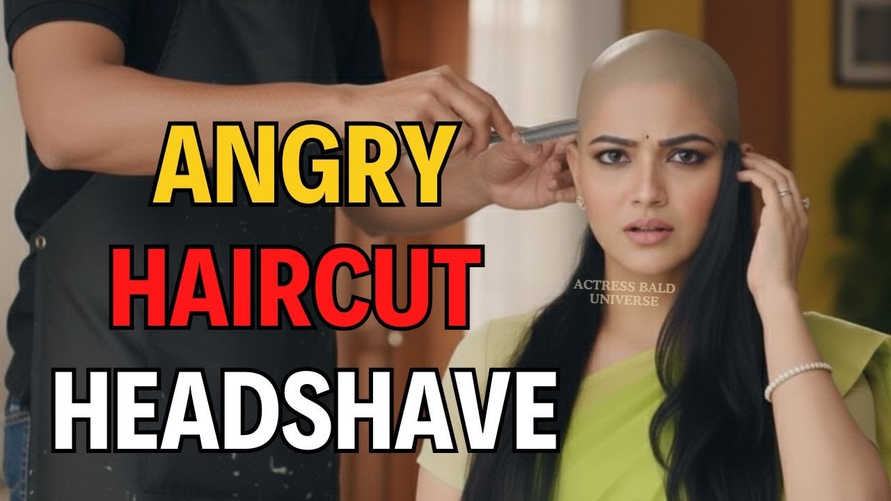 Angry Kajal S Extreme Headshave Transformation To Smooth Bald Head