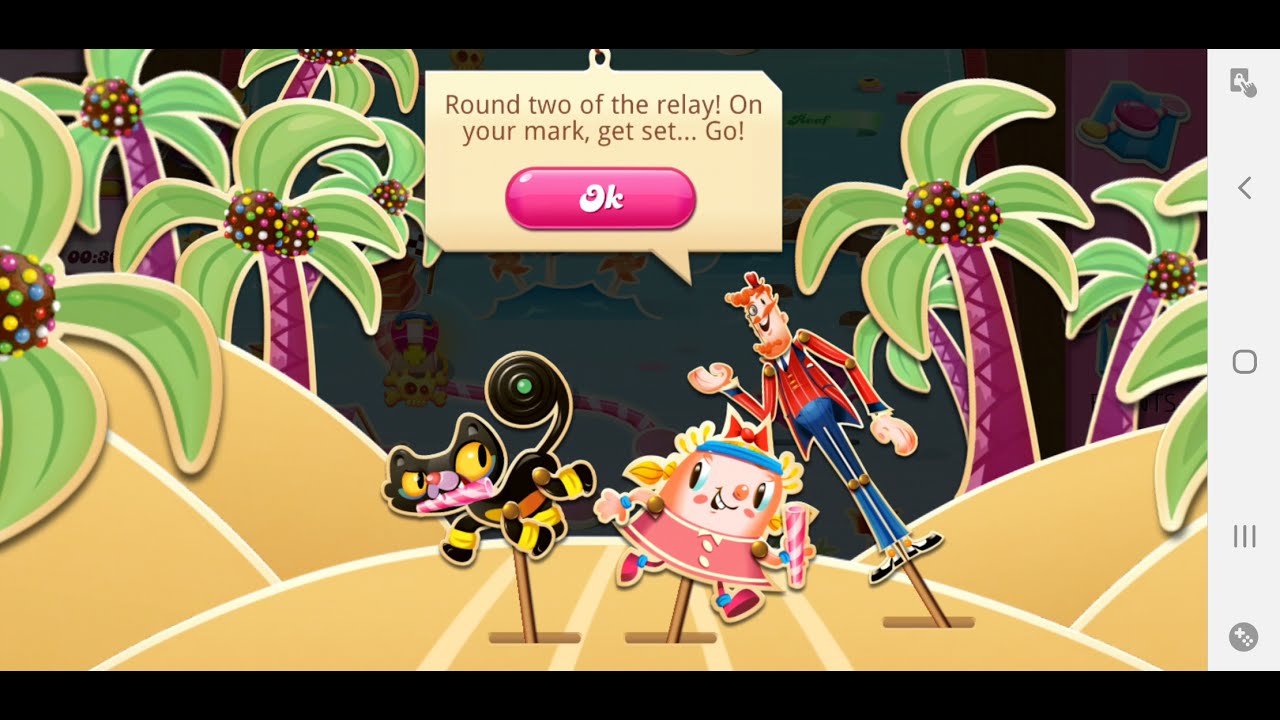 Crusher League Relay Race Round 2 New Character Licorice Cat ёяри ёяшд Candy