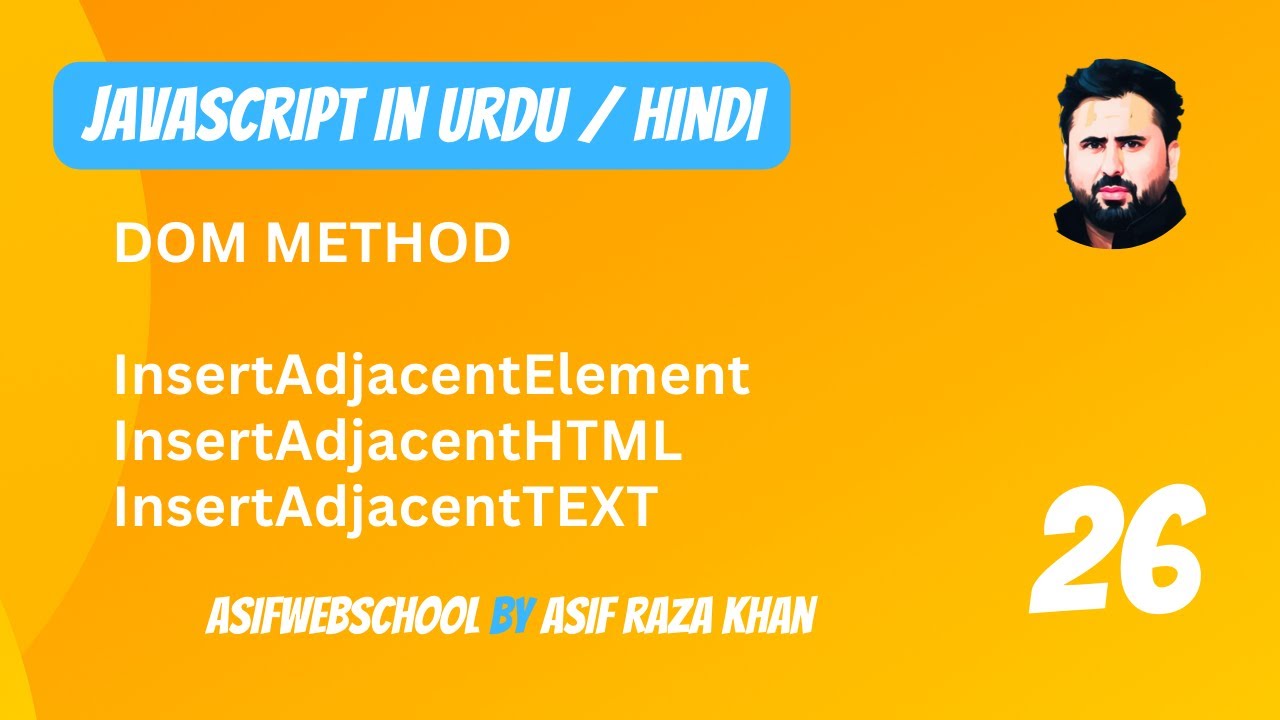 26 Javascript Dom Insertadjacentelement Insertadjacenthtml