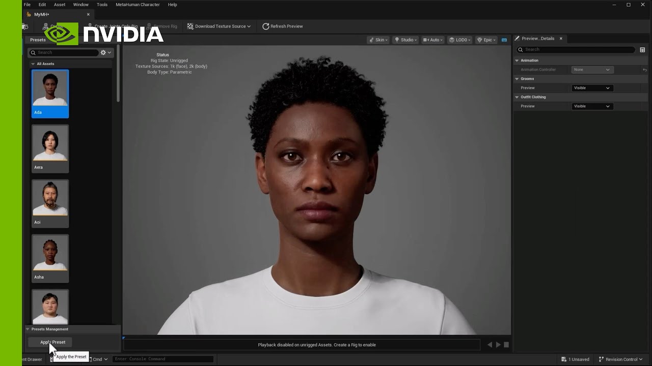 Getting Started With Nvidia Audio2face 3d Open Source In Unreal Engine
