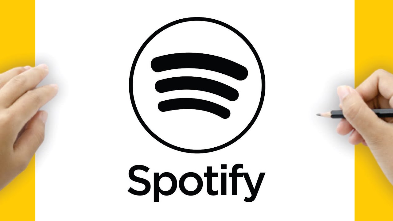 How To Draw The Spotify Logo Easy And Simple Youtube
