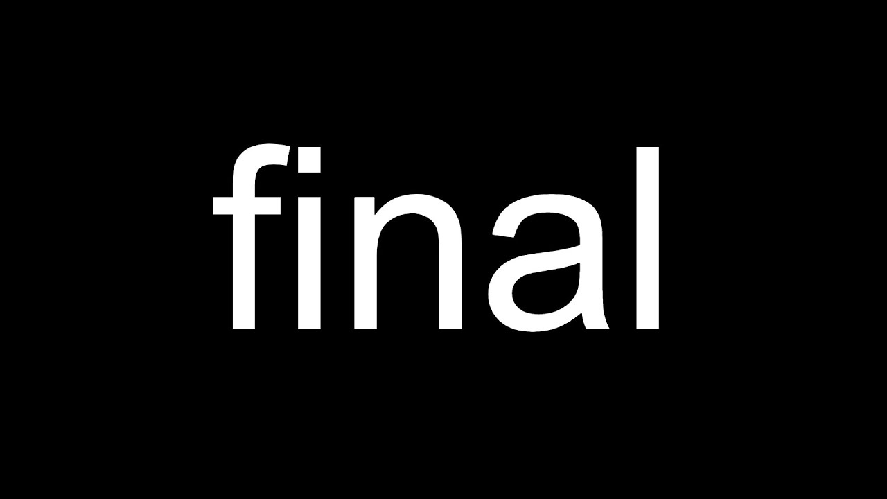 El Final Youtube