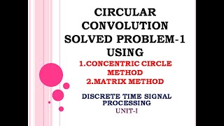 1 8 Circular Convolution Solved Problem Circular Convo Doovi