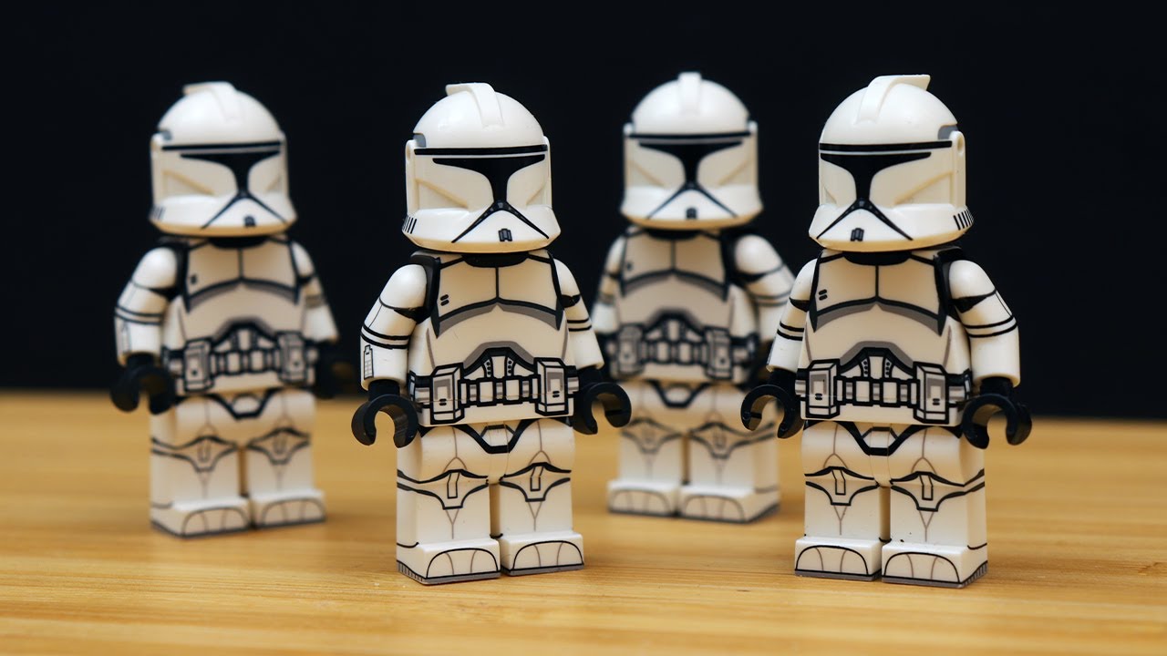 The New Lego Phase 1 Clone Troopers From Clone Army Customs Youtube
