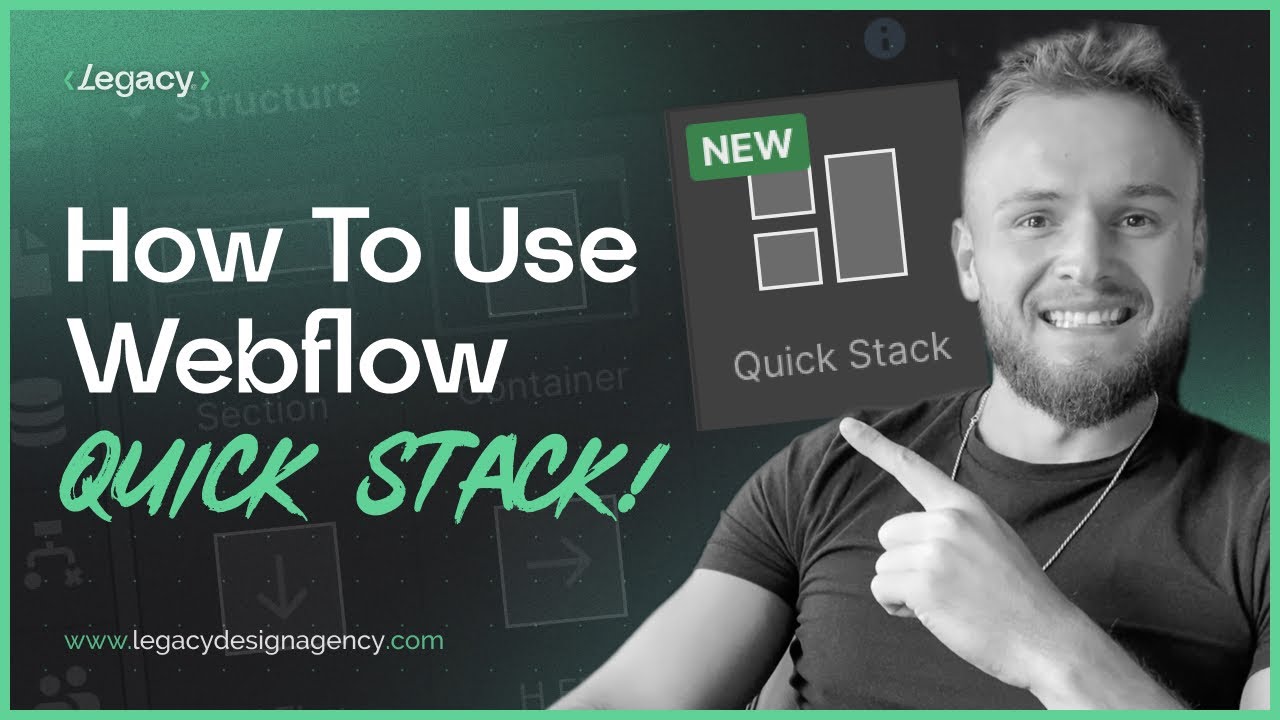 How To Use Webflow Quick Stack Youtube